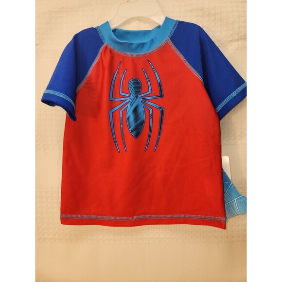 Marvel | Swim | Spiderman Swim Shirt Boys Size 2t Marvel Beach Swimsuit ...